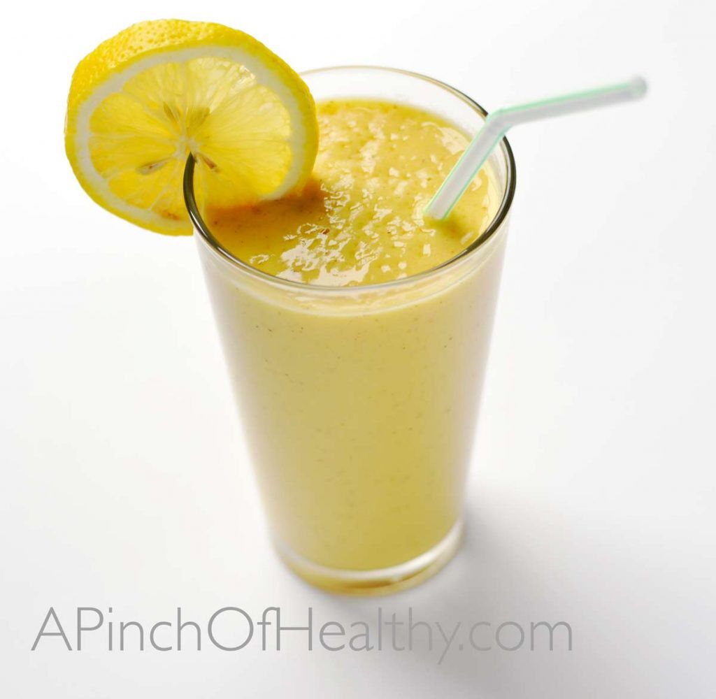 Ginger Citrus Pear Smoothie - A Pinch of Healthy