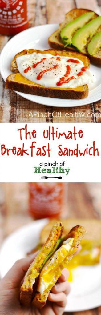 The Ultimate Breakfast Sandwich - Plus No Flip Over Easy Eggs - A Pinch ...