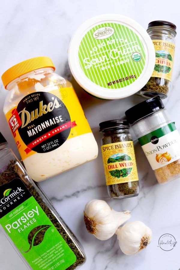 Ranch Dressing Recipe (from scratch, no MSG) - A Pinch of Healthy