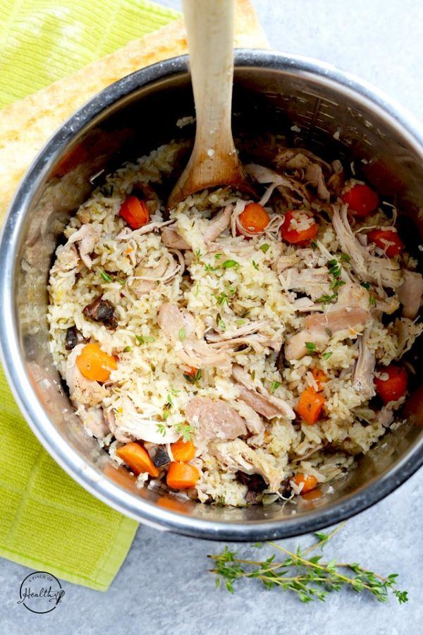 Easy Instant Pot Chicken and Rice Recipe - A Pinch of Healthy