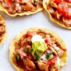 Chicken Tostadas (20 minute recipe) - A Pinch of Healthy