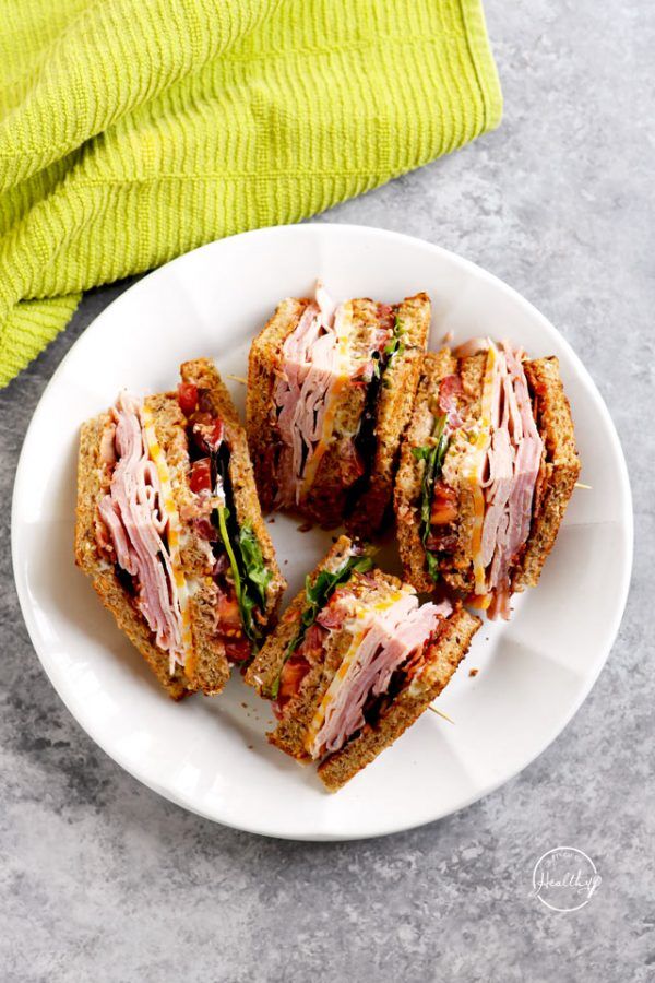 Classic Homemade Club Sandwich Recipe - A Pinch of Healthy