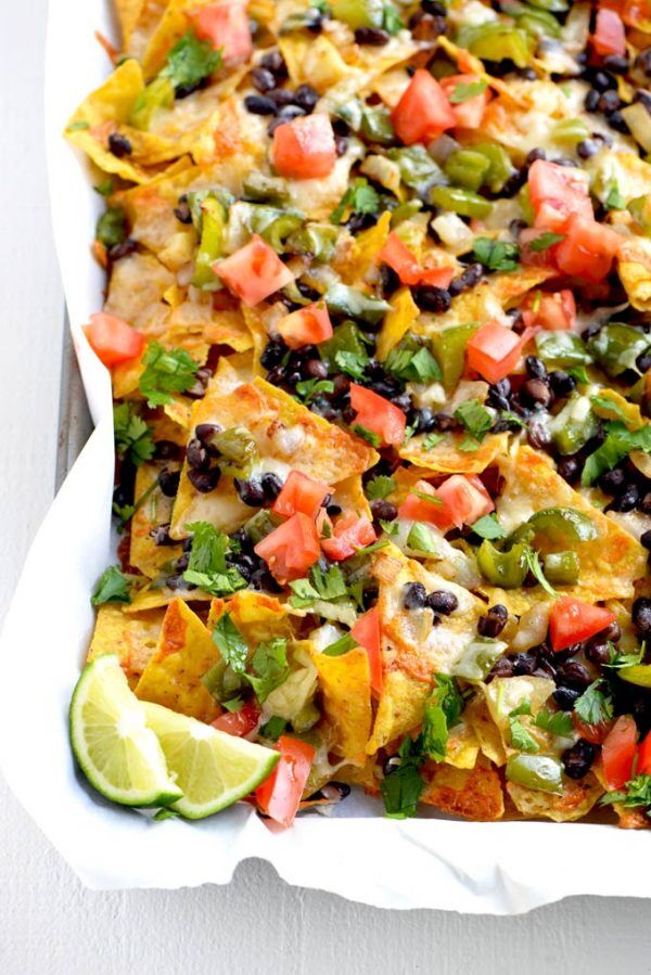 Vegetarian Nachos (with Cabot Cheese) - A Pinch of Healthy