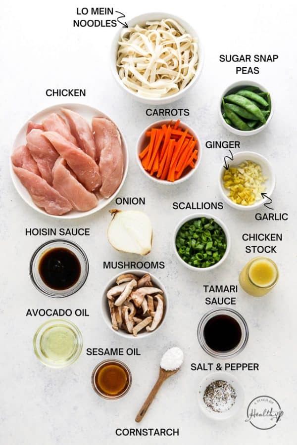 Chicken Lo Mein (better than takeout!) - A Pinch of Healthy