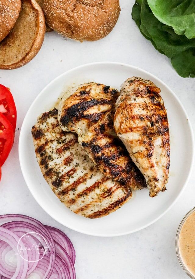 Grilled Chicken Sandwich Recipe - A Pinch of Healthy
