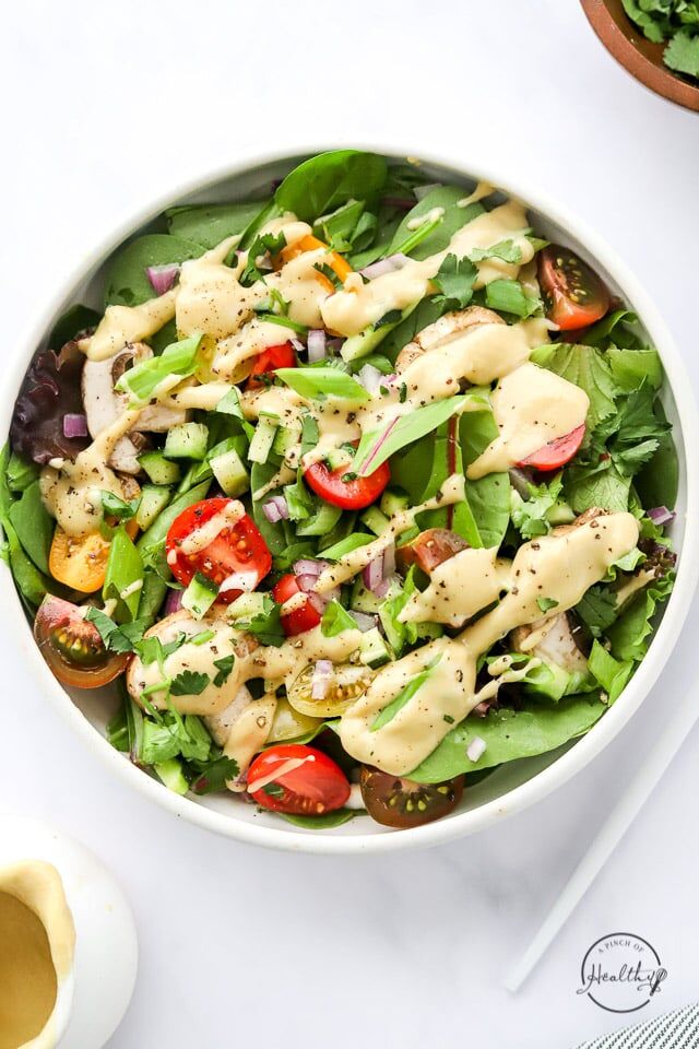 Tahini Dressing Recipe - A Pinch of Healthy