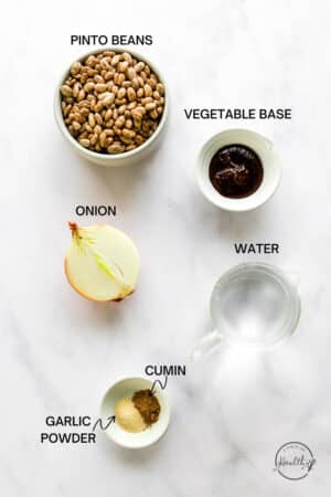 Instant Pot Refried Beans - A Pinch of Healthy