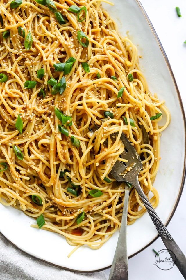 Sesame Noodles Recipe - A Pinch of Healthy