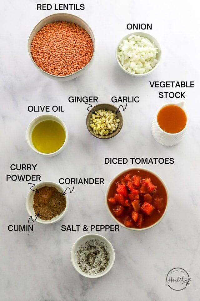 Red Lentil Dal (Masoor Dal Recipe) - A Pinch of Healthy