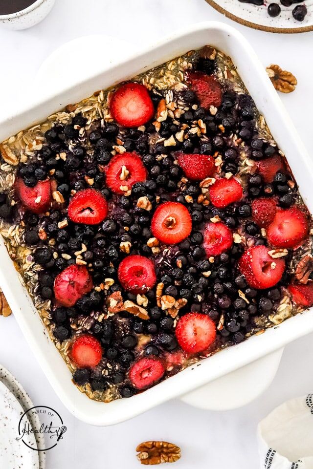 Baked Oatmeal - A Pinch of Healthy