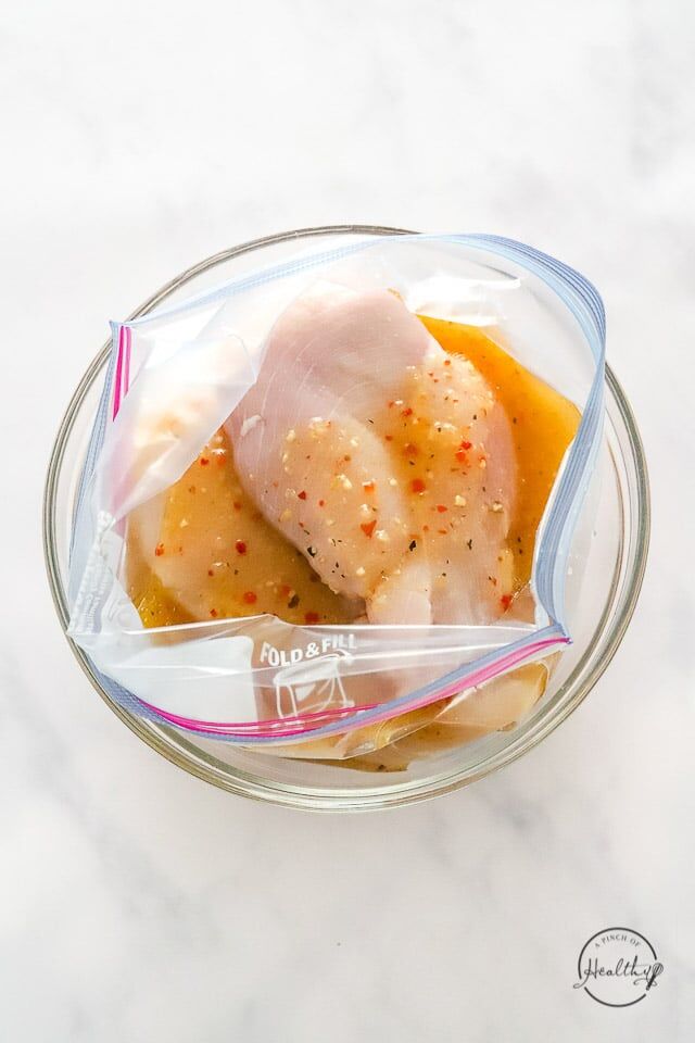 Italian Dressing Chicken - A Pinch of Healthy