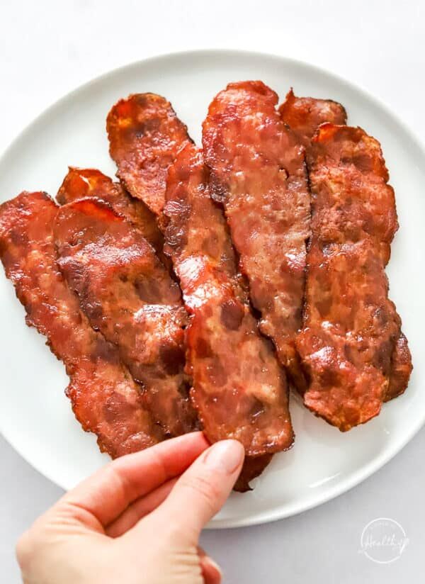 Air Fryer Turkey Bacon - A Pinch of Healthy