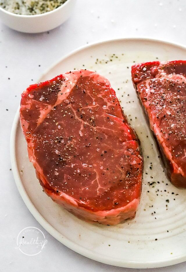Cast Iron Filet Mignon - A Pinch of Healthy