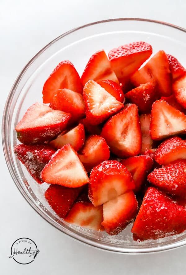 Strawberry Cobbler - A Pinch of Healthy