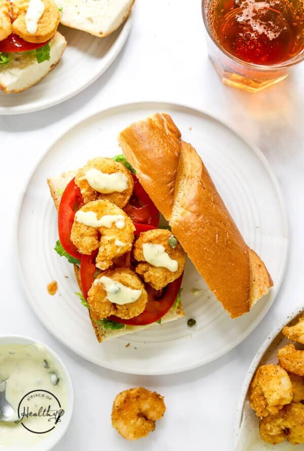 Shrimp Po Boy (a taste of New Orleans) - A Pinch of Healthy