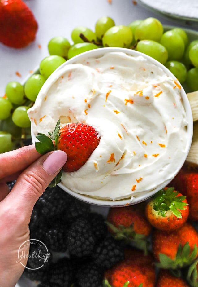 Fruit Dip (dessert dip) - A Pinch of Healthy