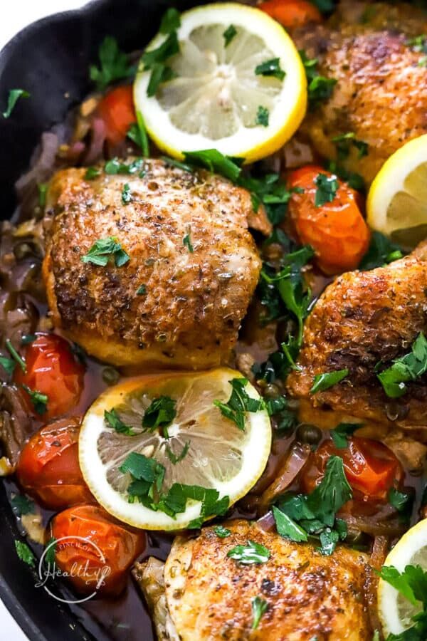 Mediterranean Chicken Recipe - A Pinch of Healthy