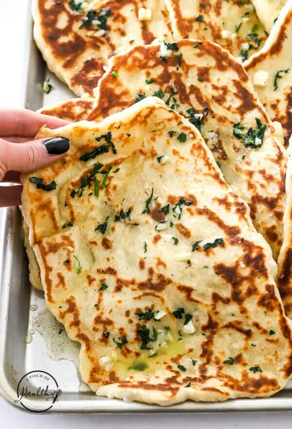 Garlic Naan Recipe: Soft, Buttery, and Irresistible - A Pinch of Healthy
