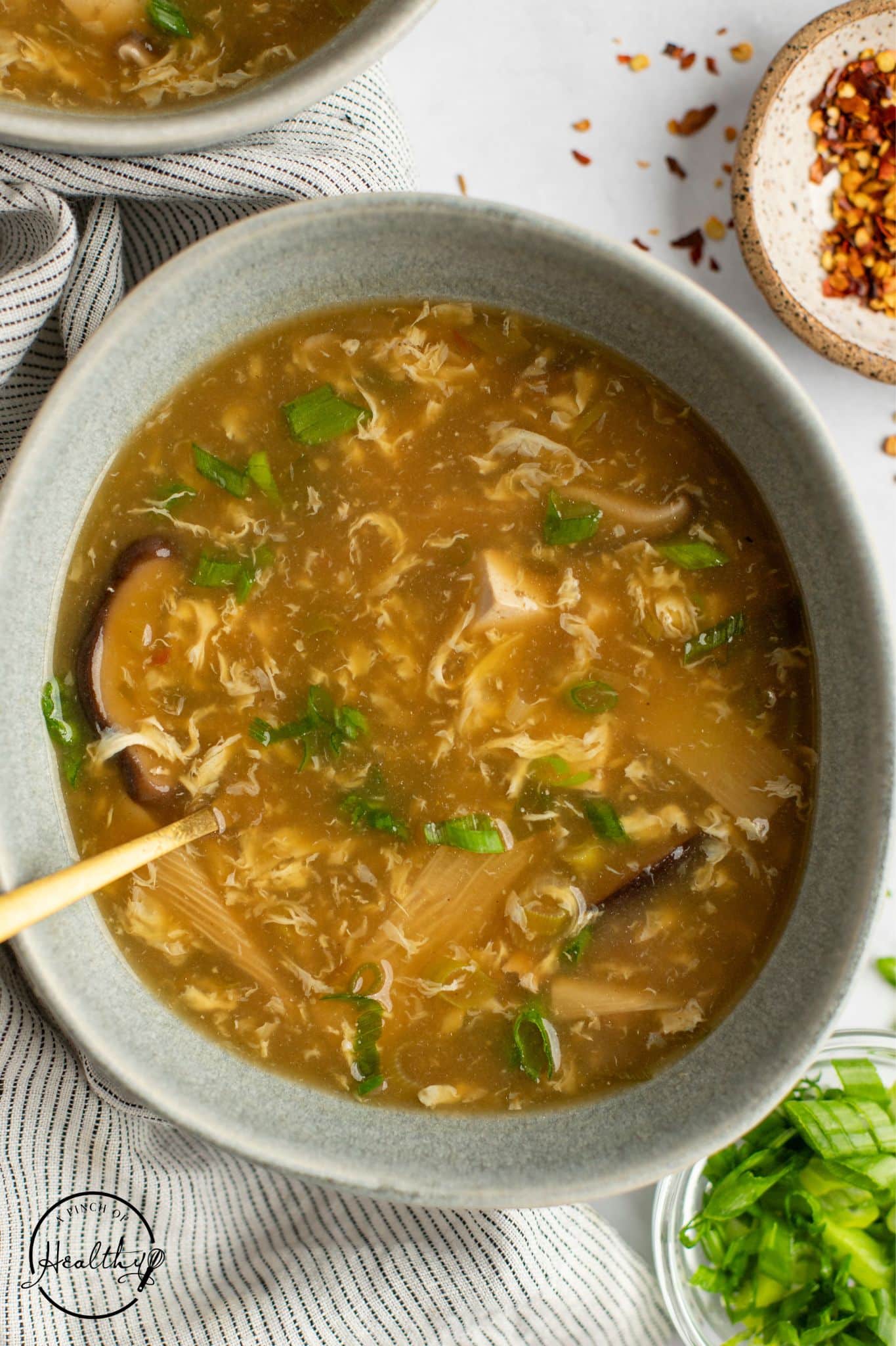 Hot and Sour Soup - A Pinch of Healthy