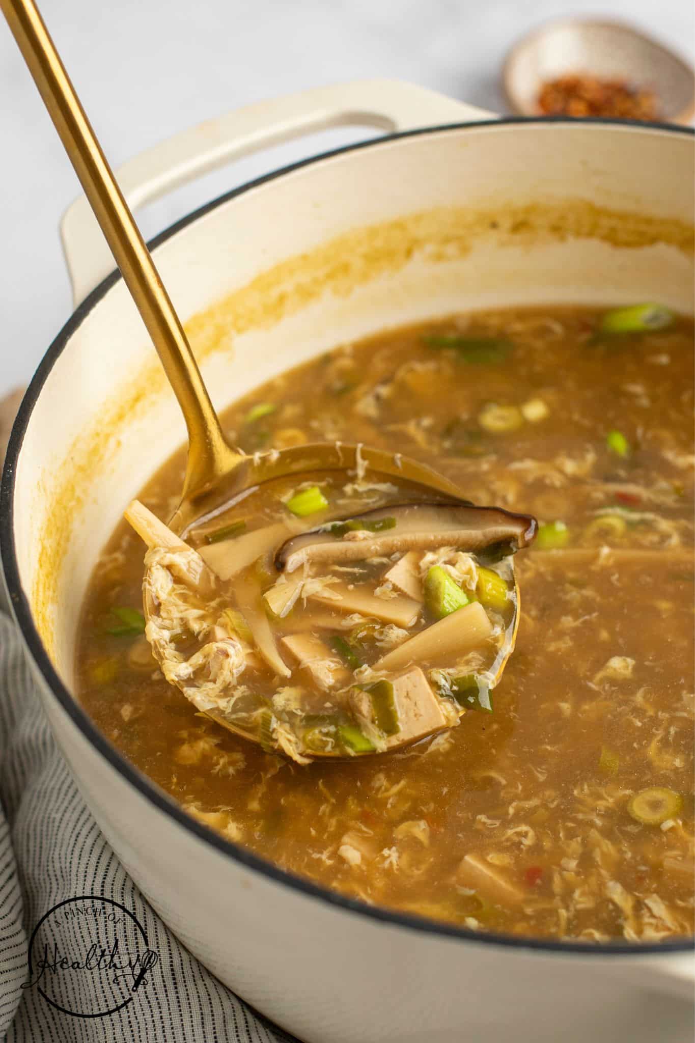 Hot and Sour Soup - A Pinch of Healthy