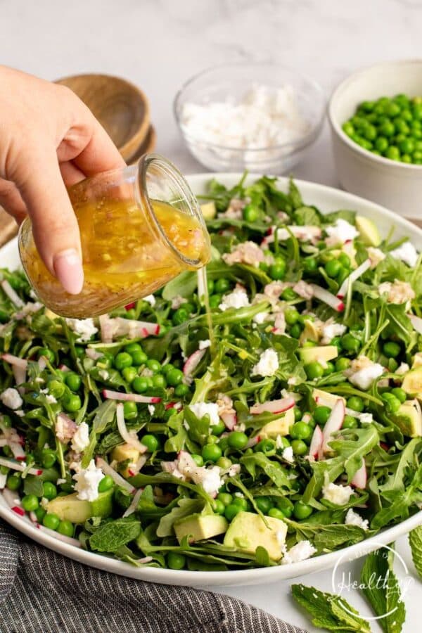 Pea Salad - A Pinch of Healthy