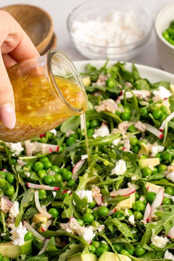 Pea Salad - A Pinch of Healthy