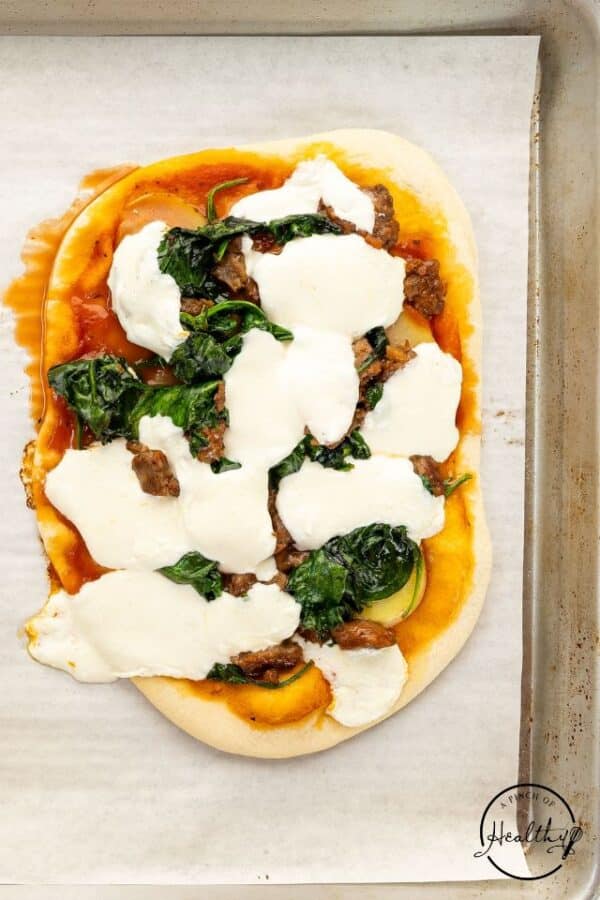 Breakfast Pizza - A Pinch of Healthy