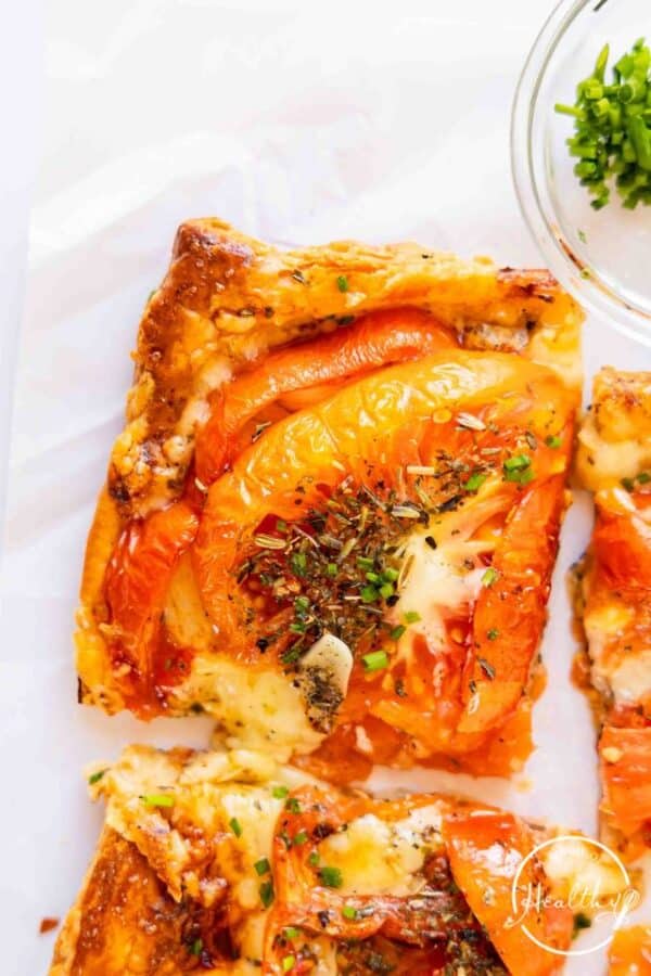 Tomato Tart - A Pinch of Healthy