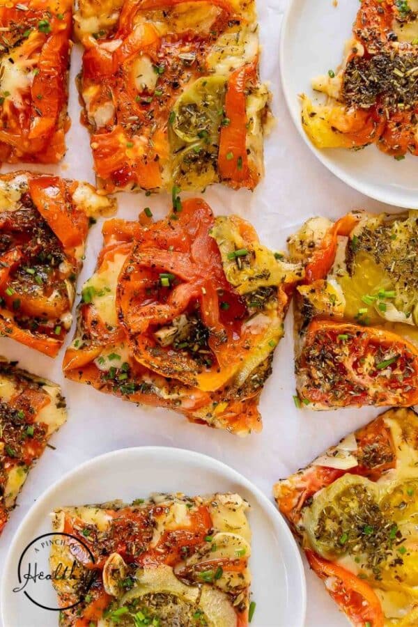 Tomato Tart - A Pinch of Healthy