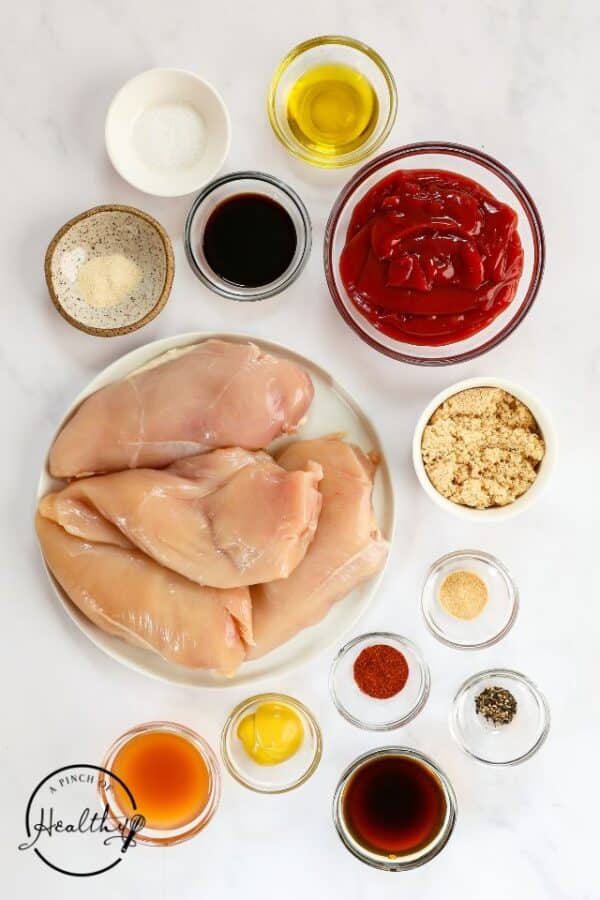 Baked Barbecue Chicken Breasts - A Pinch of Healthy