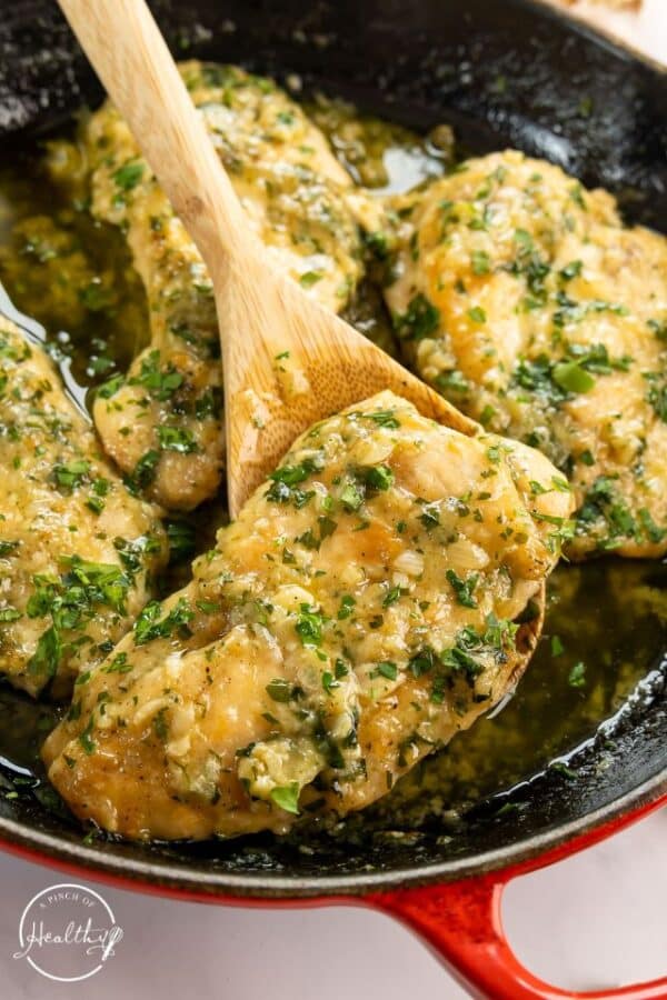 Garlic Butter Chicken - A Pinch of Healthy