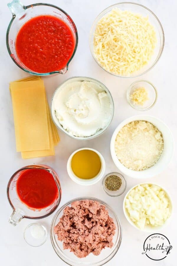 Homemade Lasagna - A Pinch of Healthy