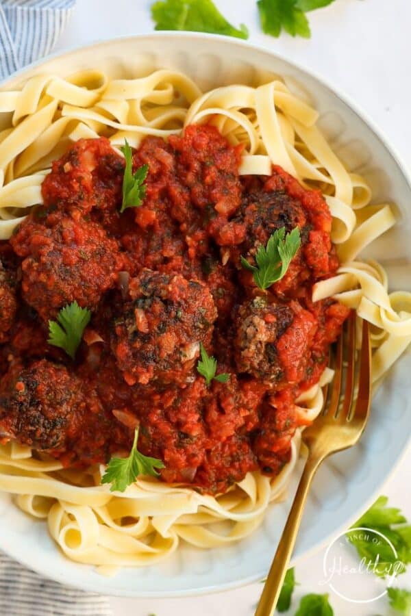 Homemade Meatballs - A Pinch of Healthy